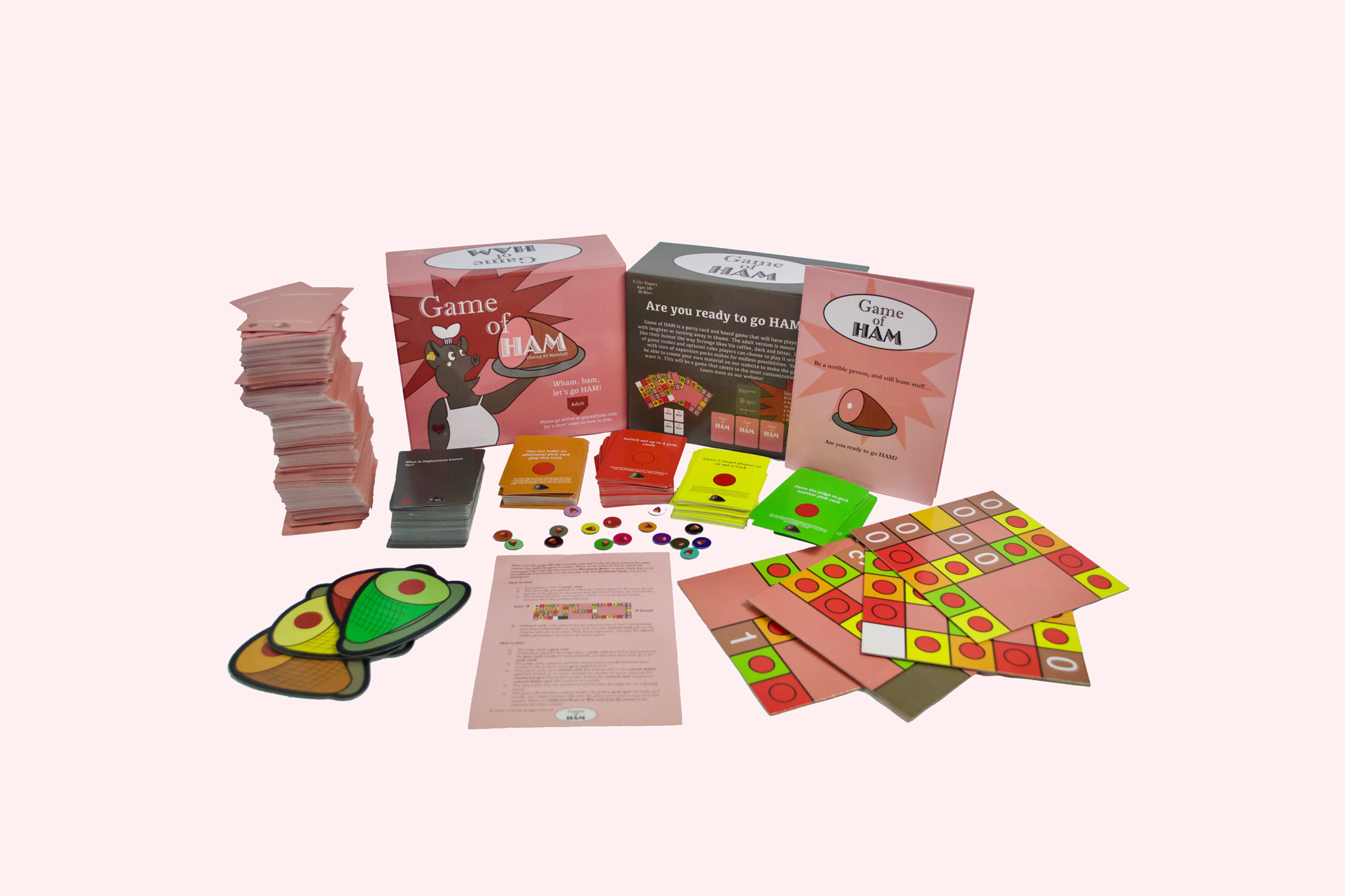 Game of HAM: A Party Game and Board Game